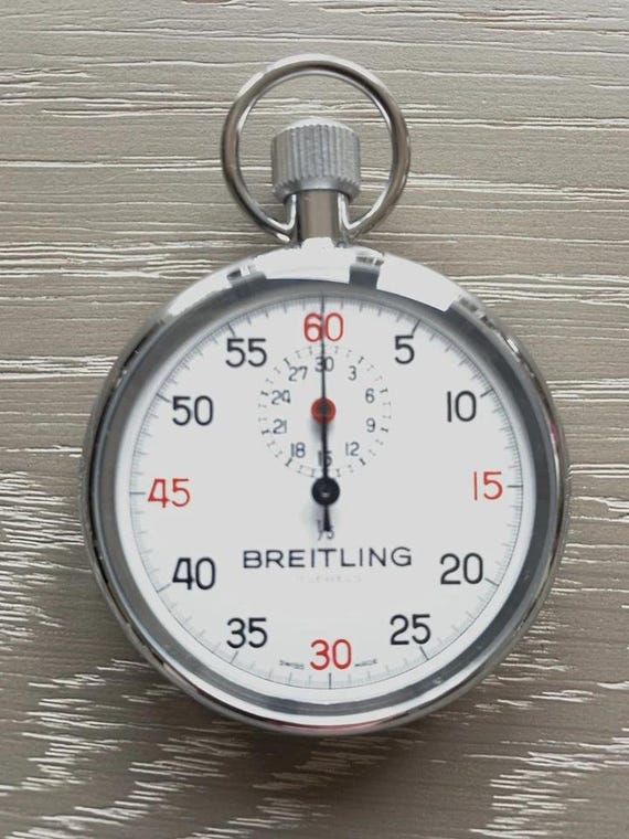 Vintage Breitling Stopwatch Panel Dashboard Rally Tim… - Gem