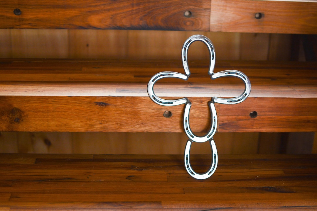 Simple Horseshoe Cross - Made From Genuine Pony-size Horseshoes - Etsy