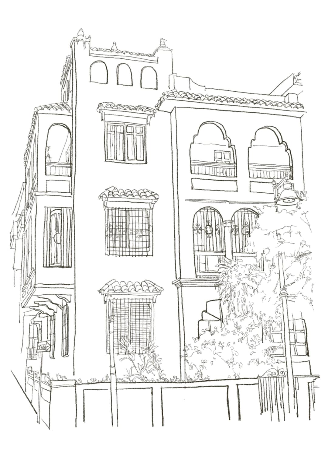 Puerto Rico Pen Drawing PNG Collection | Cozy Illustrated Worlds by ...