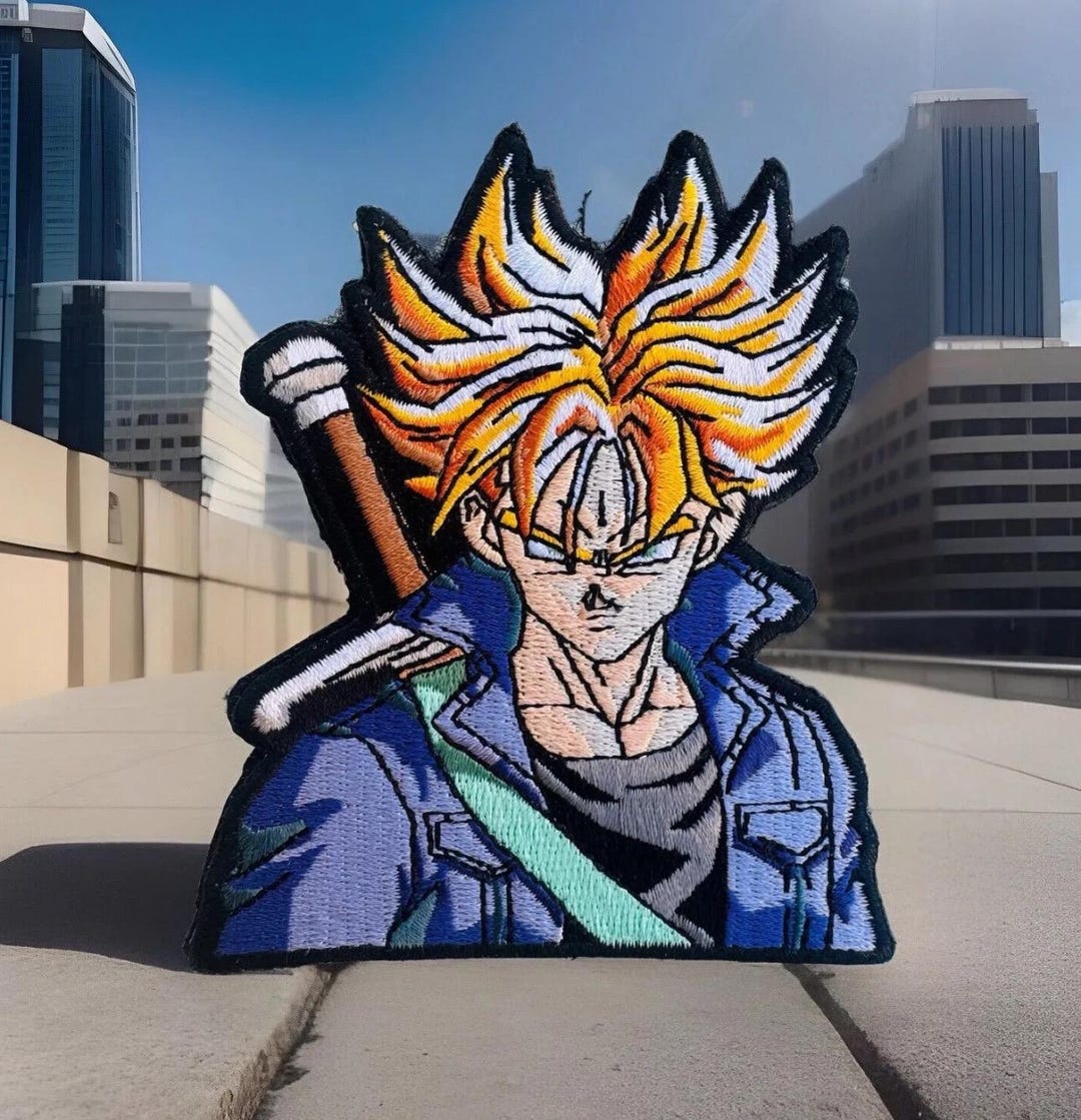 D B Z Trunk Super Saiyan Embroidered Hook/loop Morale Patch - Etsy