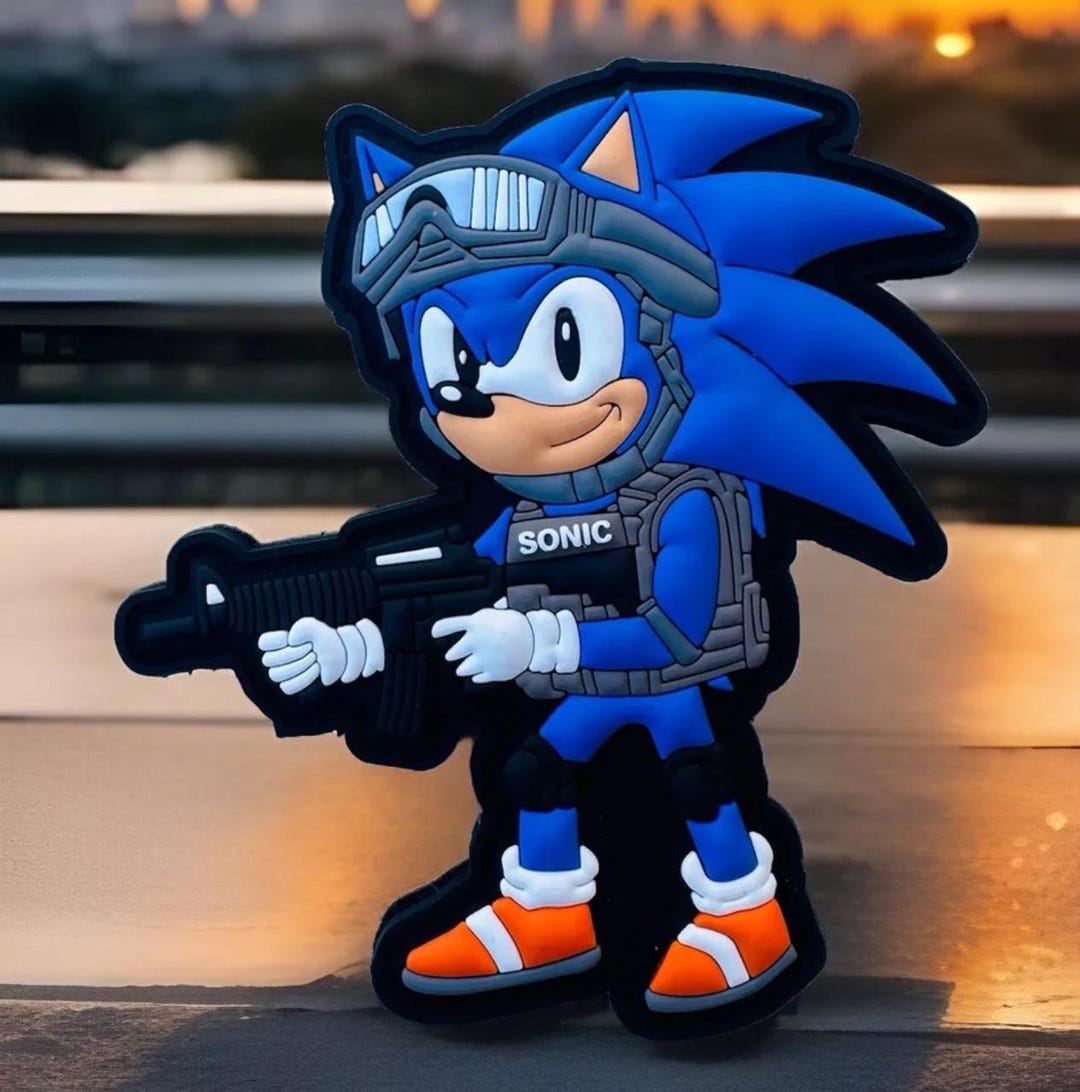 Tactical Sonic Rubber PVC Hook/loop Morale Patch - Etsy