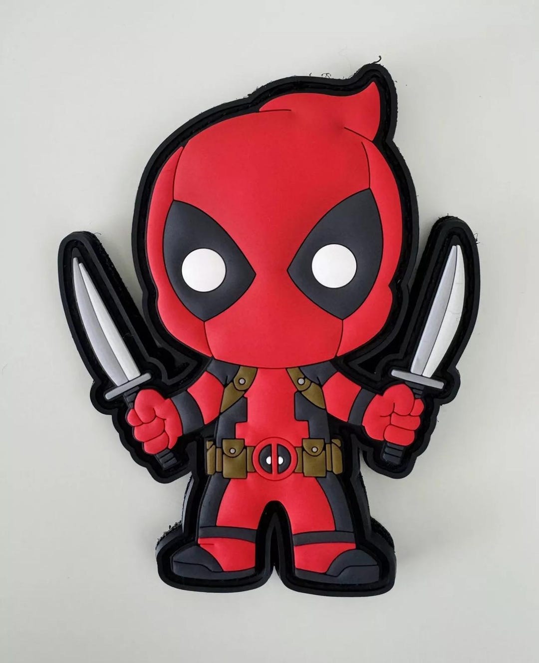 Tactical Deadpool With Knives Rubber PVC Hook/loop Morale Patch - Etsy