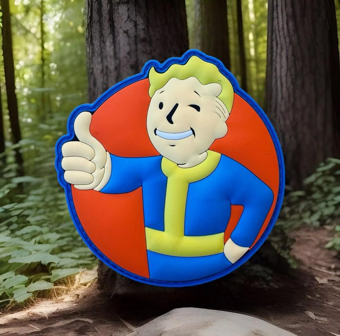 Fallout Boy Rubber PVC Hook/loop Morale Patch Glow in the Dark - Etsy