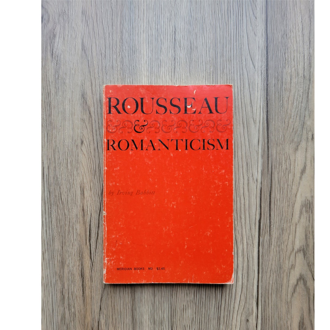 ROUSSEAU and ROMANTICISM Literary History 1968 - Etsy UK
