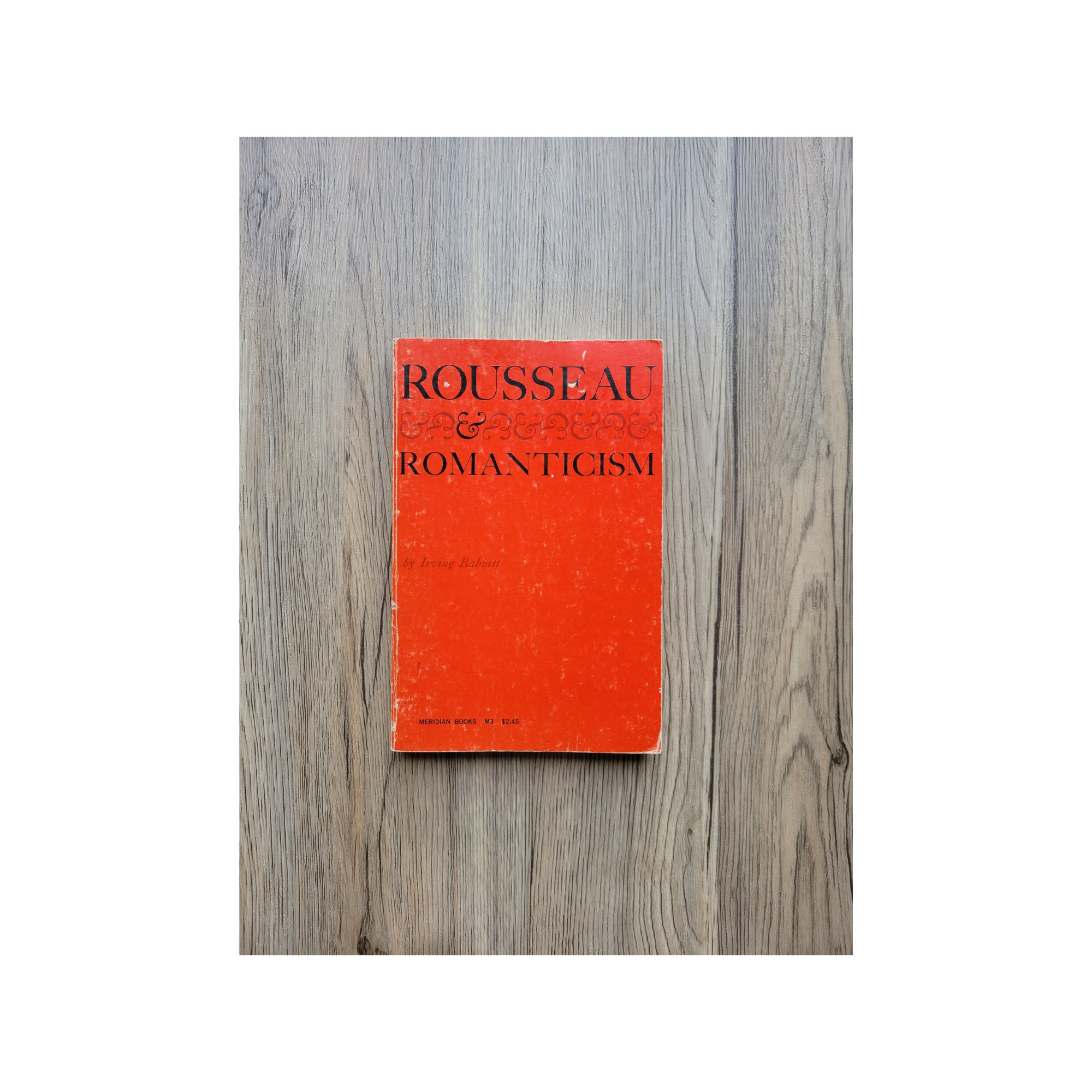 ROUSSEAU and ROMANTICISM Literary History 1968 - Etsy UK