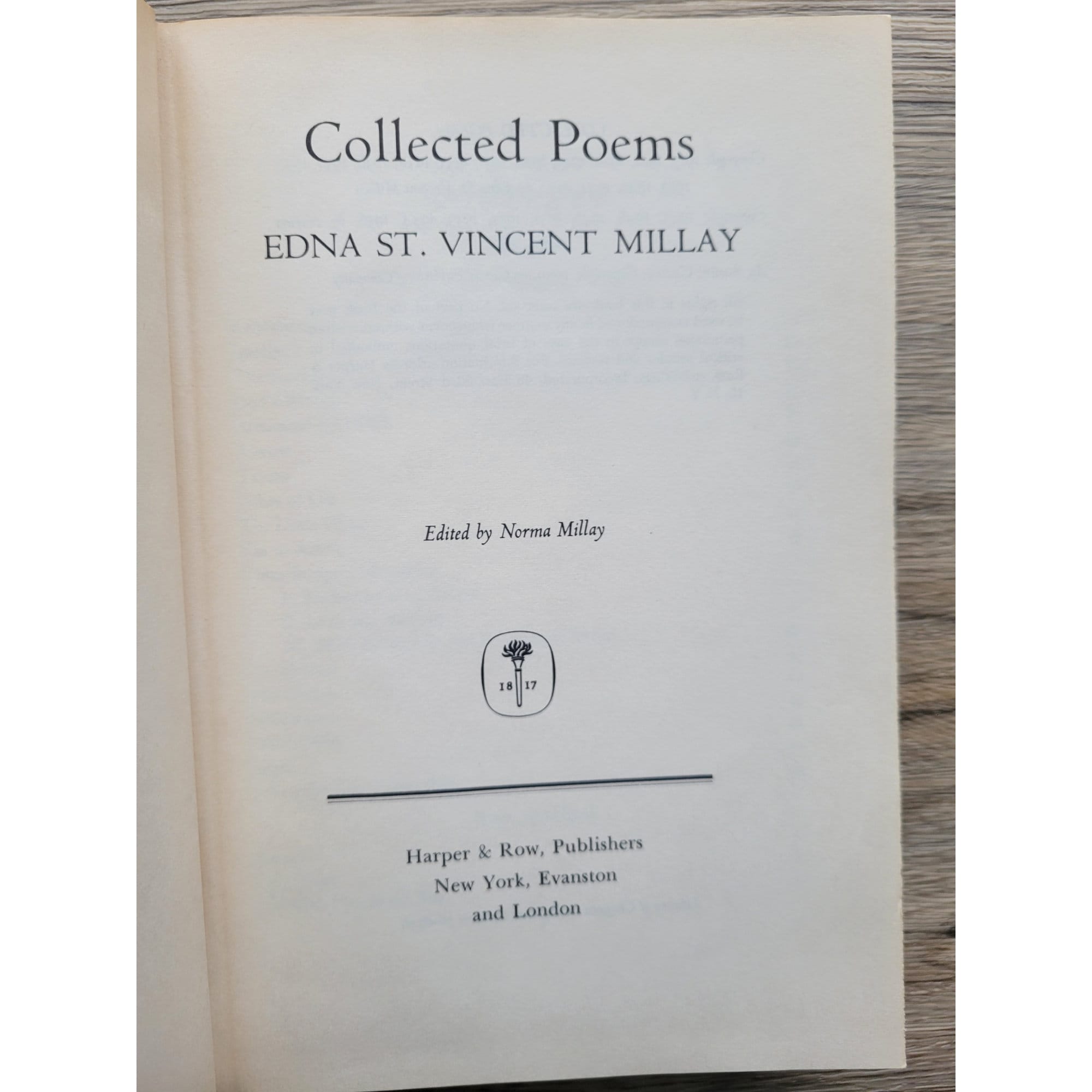 Edna St Vincent Millay, Collected Poems, Turquoise Book - Etsy