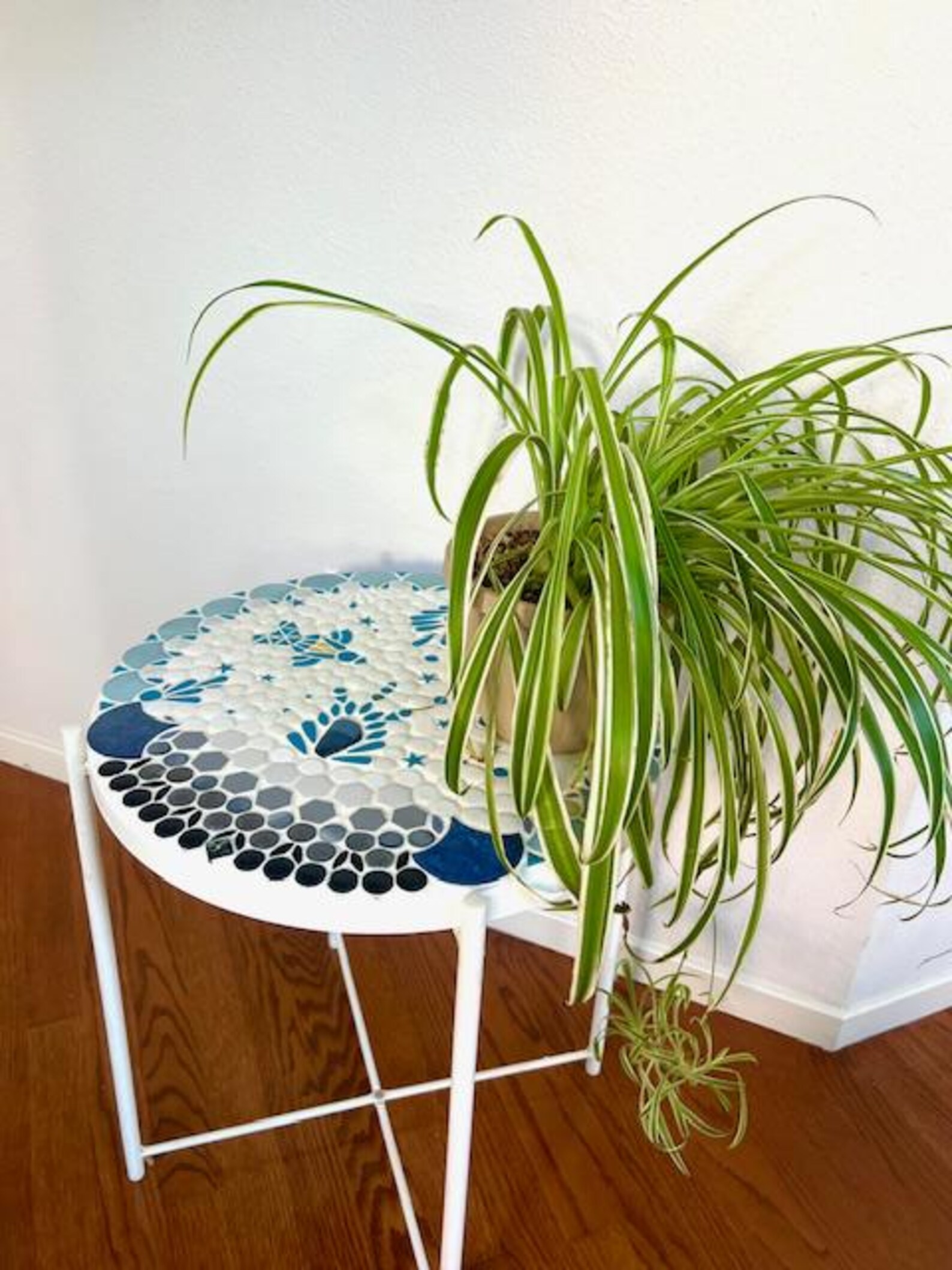 Sea World Mosaic Side Table 17" Round Indoor Outdoor Wall Art RARE! - Etsy