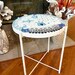 Sea World Mosaic Side Table 17" Round Indoor Outdoor Wall Art RARE! - Etsy