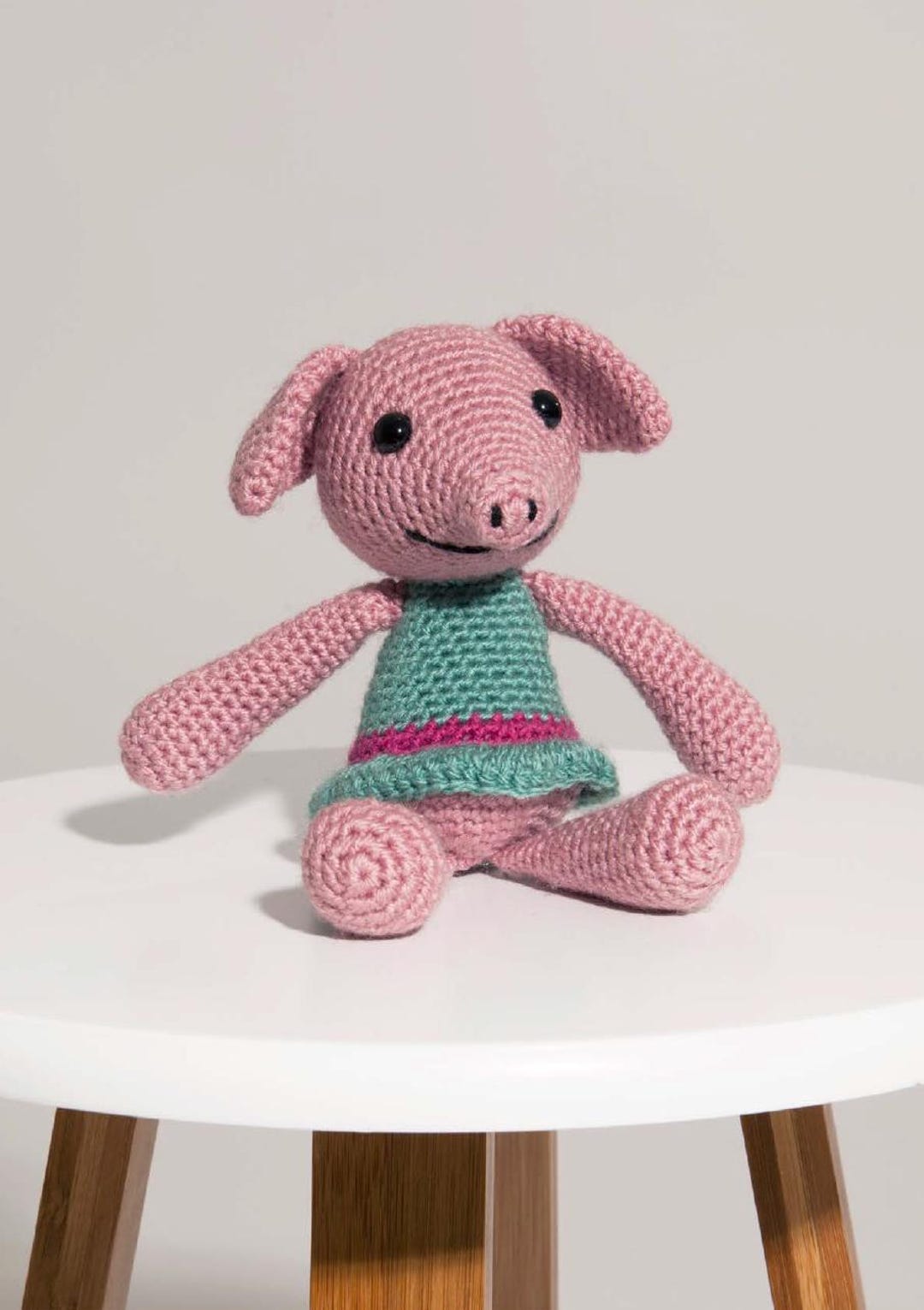 Piglet Crochet Pattern, Crochet Amigurumi Piglet Pattern, Piglet Plush ...