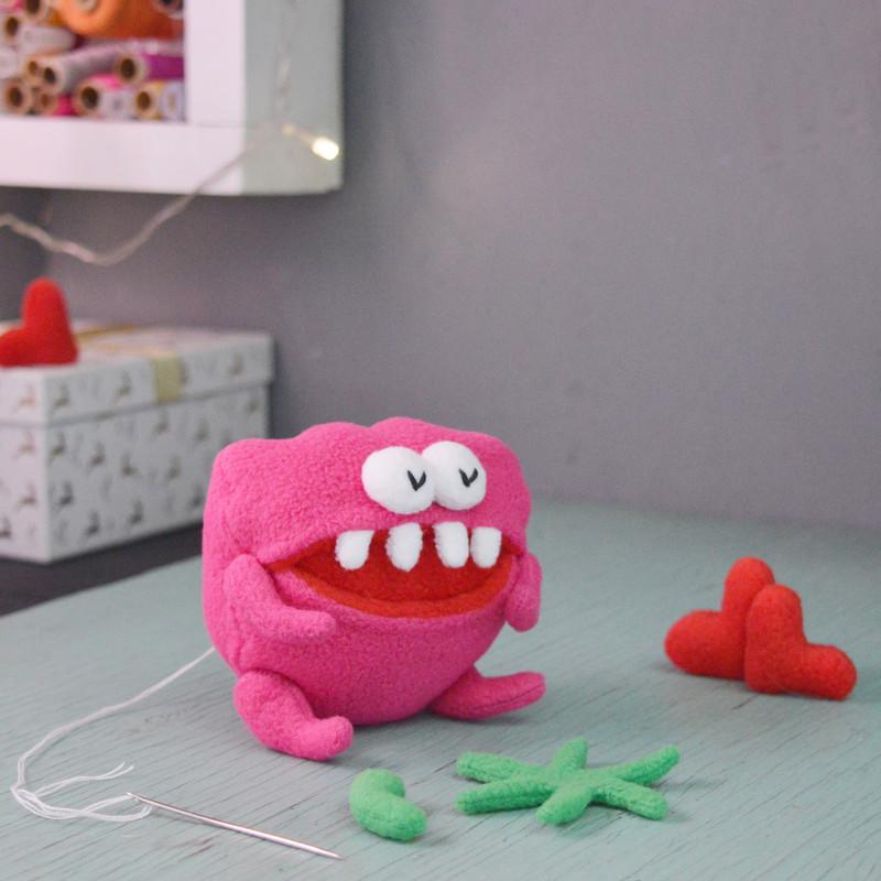 Raspberry Plush Toy PDF Sewing Pattern • Fleece Fruit Softie With ...