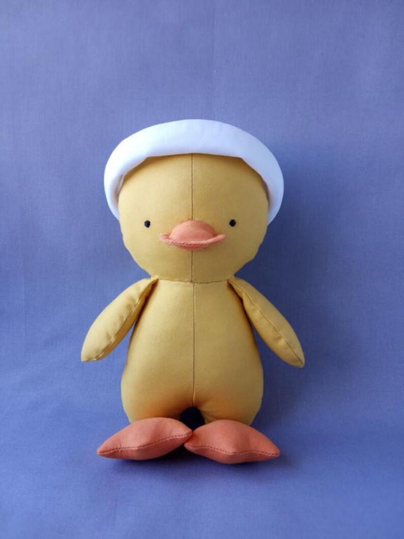 Duck Sewing Pattern PDF, Stuffed Animal DIY Tutorial, Instant Download ...