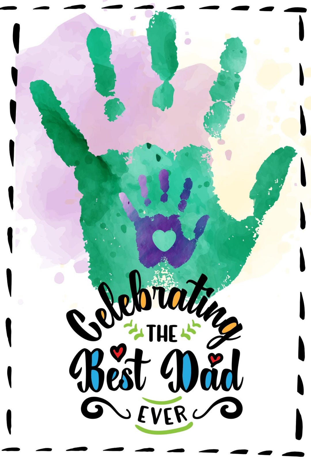 Personalized Father's Day Card - Instant Download for Dad - Etsy