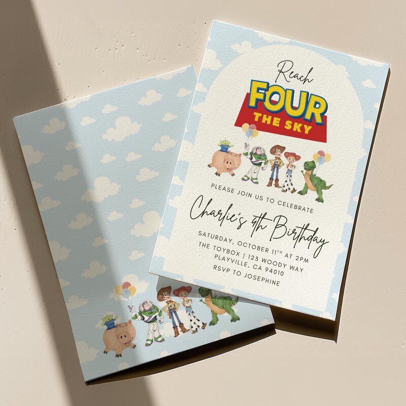 Toy Story Birthday 4th - Etsy