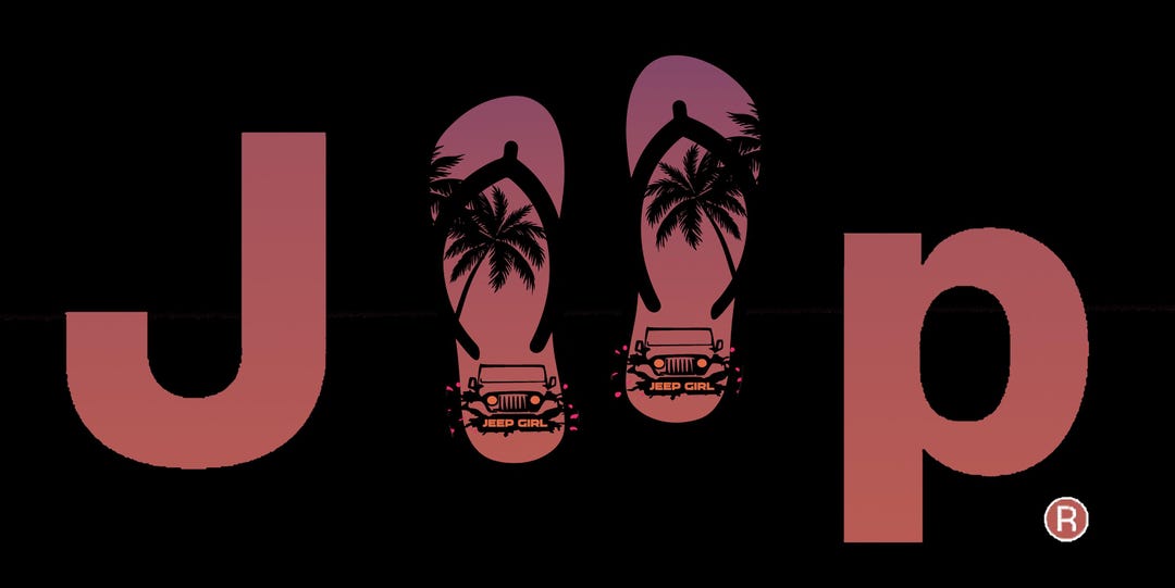 Jeep Flip Flop Png - Etsy