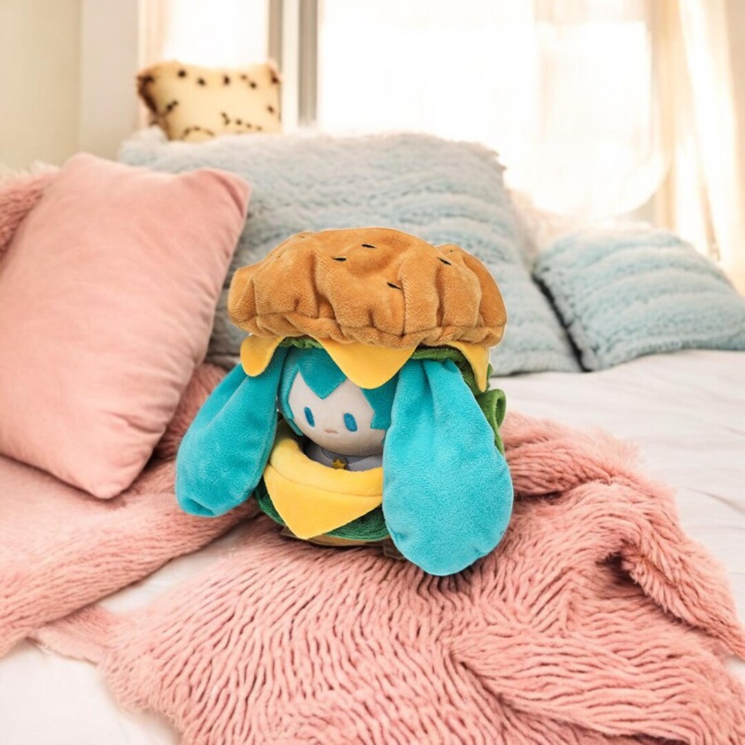 Kawaii Hamburger Hatsune Miku Plushie Cute Stuffed Doll Gift - Etsy UK