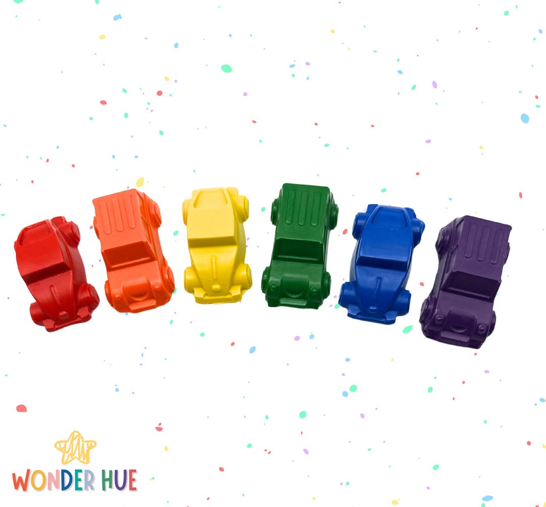 Car Shaped Crayon I Vehicle Crayons I Car Party Favors I Easy Grip ...
