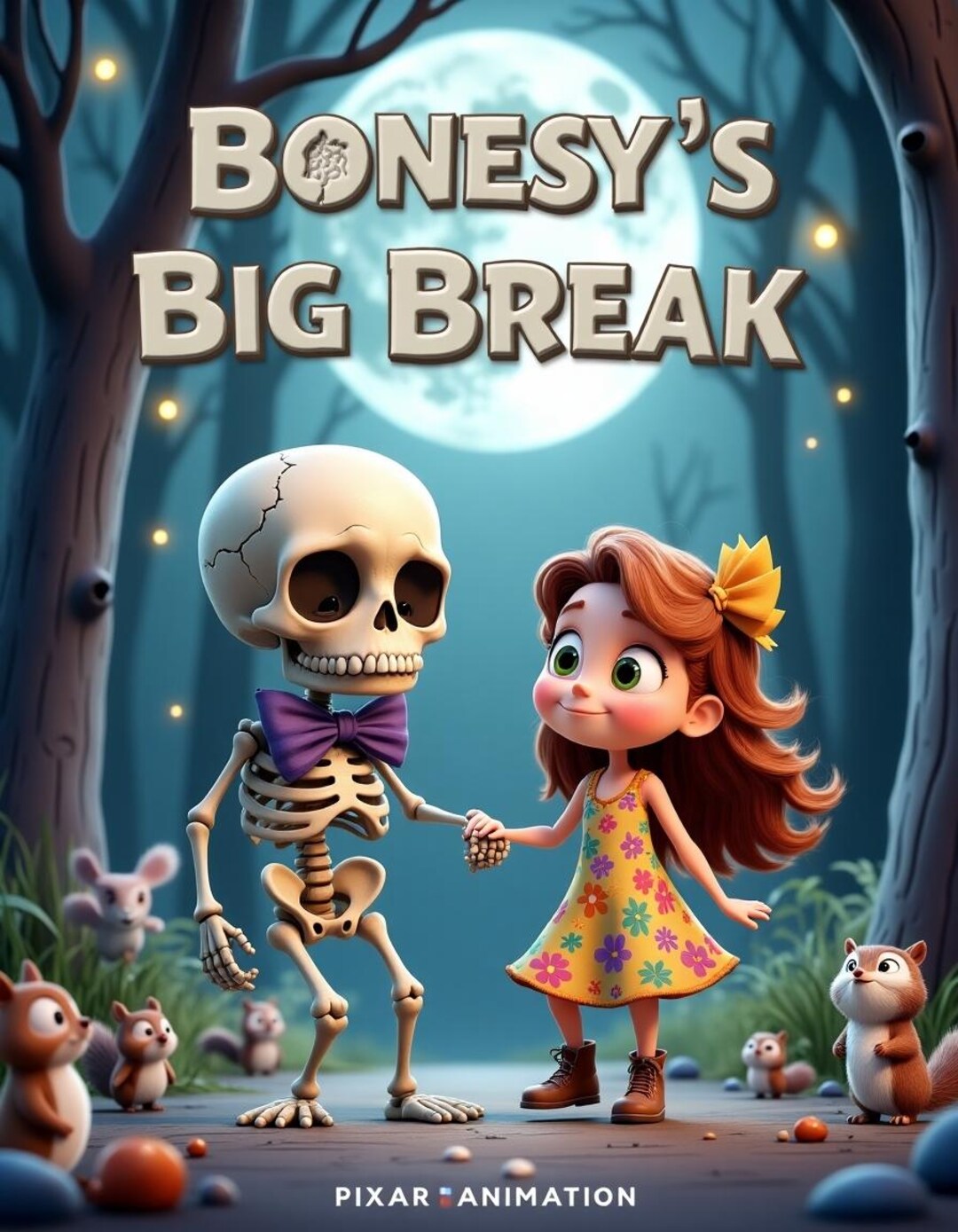 Bonesy's Big Break – 3D Pixar Style Halloween Kids Book | Spooky Cute ...