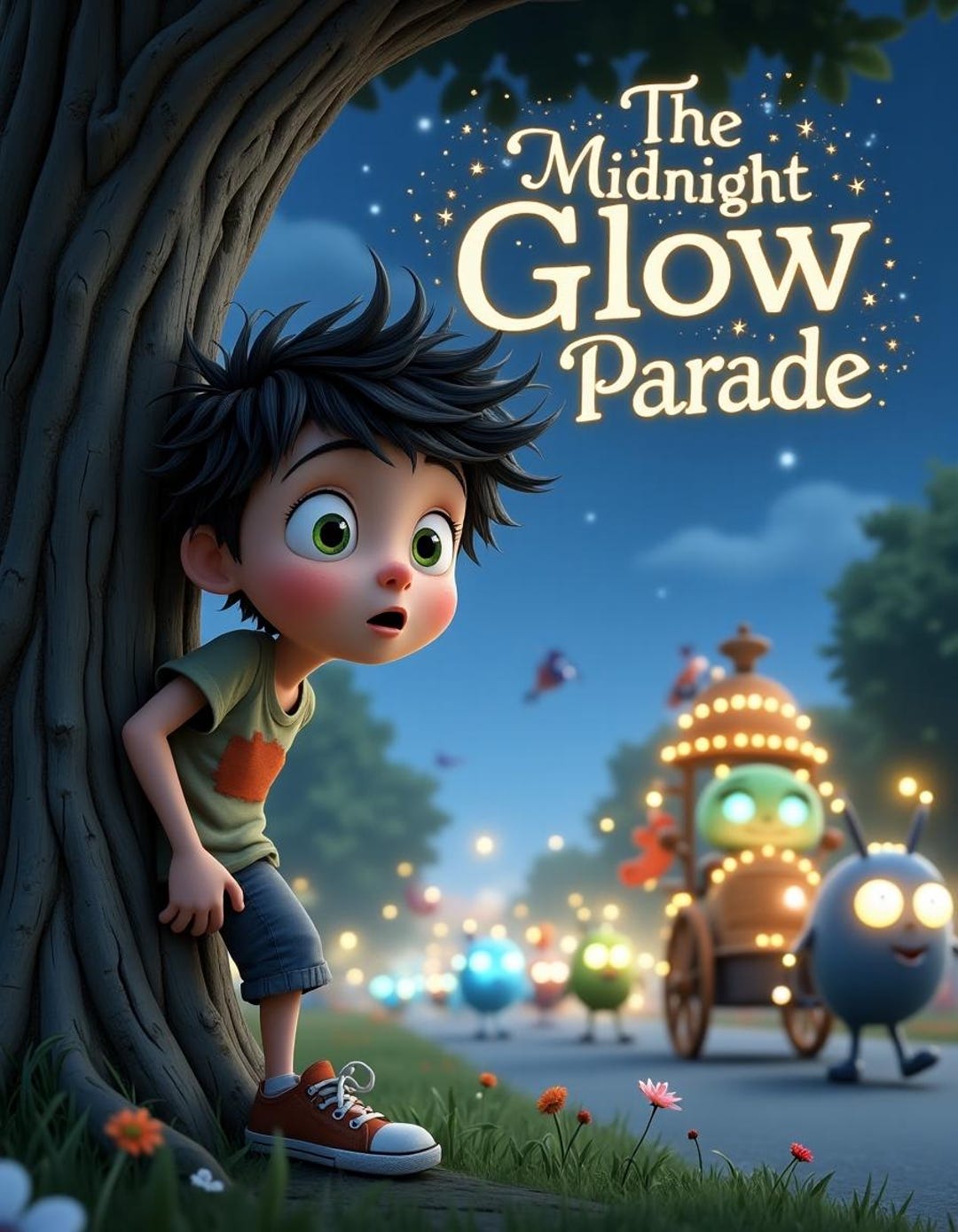 The Midnight Glow Parade | 3D Pixar Style Kids Fantasy Story Book PDF ...