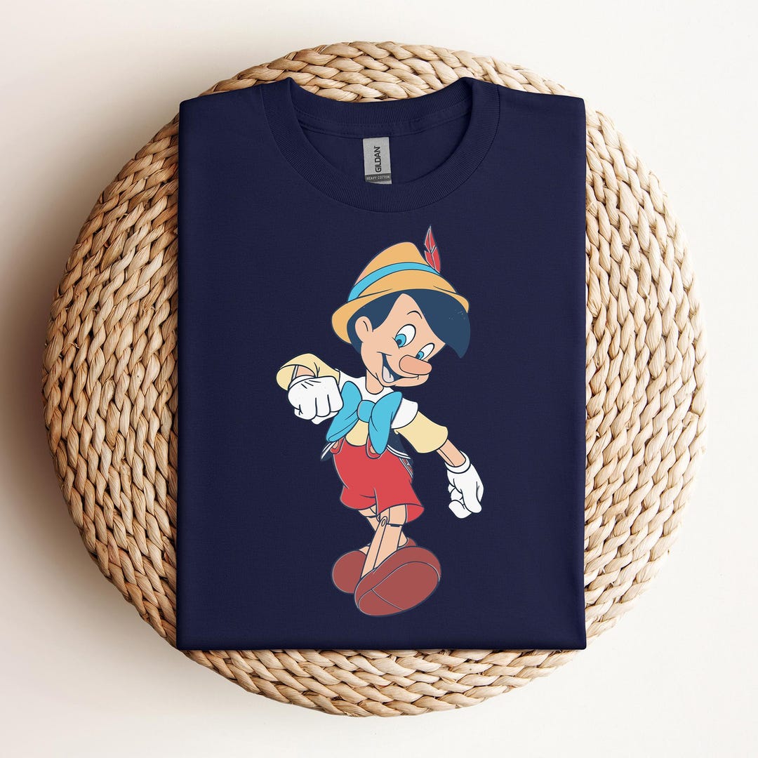 Disney Pinocchio Vintage Portrait T-shirt, Pinocchio Movie Shirt, WDW ...