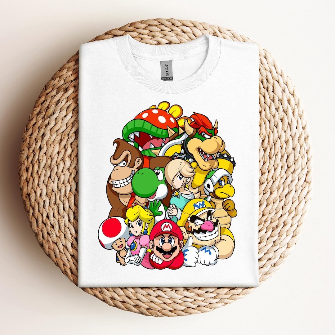 Super Mario Bowser Shirt, Super Mario Shirt, Super Mario Friends Shirt ...