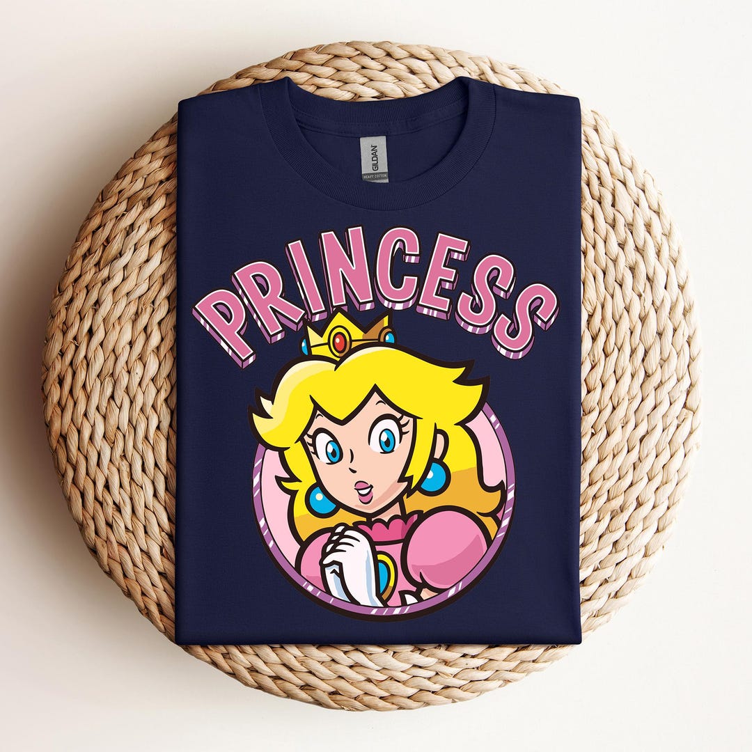 Princess Peach Shirt, Princess Peach Nintento World Shirt, Super Mario ...