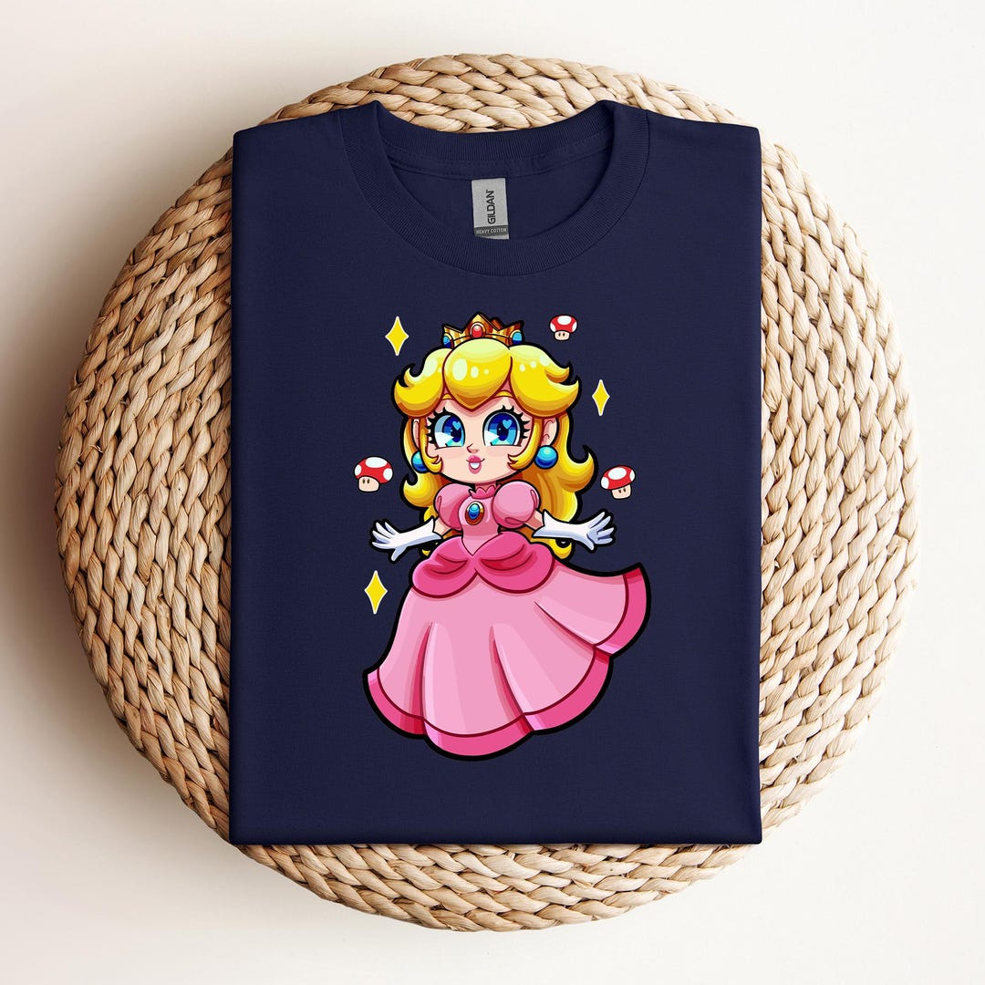 Princess Peach Shirt, Princess Peach Nintento World Shirt, Super Mario ...