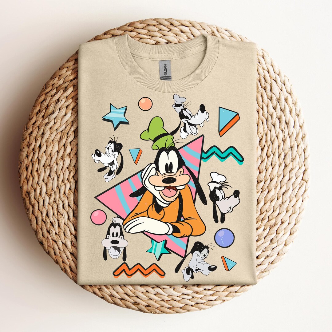 Disney Retro 90S Goofy Portrait Shirt, Mickey and Friends Goofy T-shirt ...
