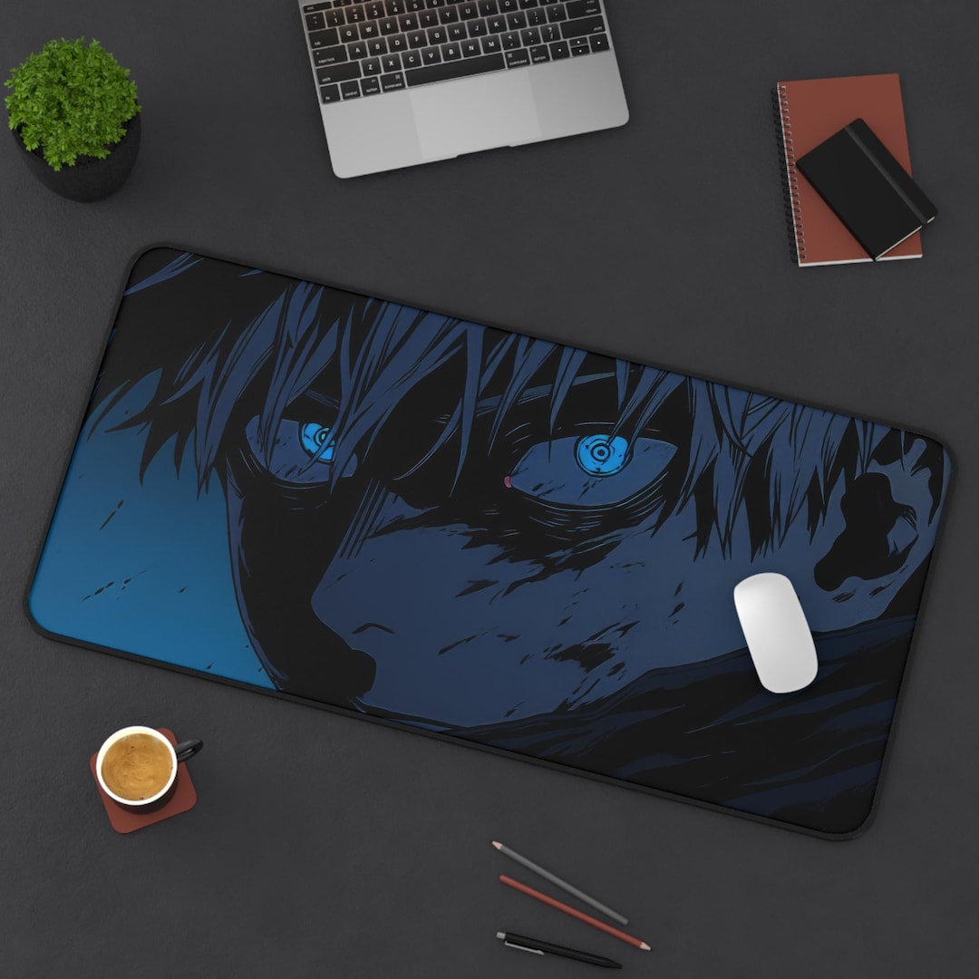 Satoru Gojo Desk Mat | Jujutsu Kaisen Gaming Mouse Pad - Etsy