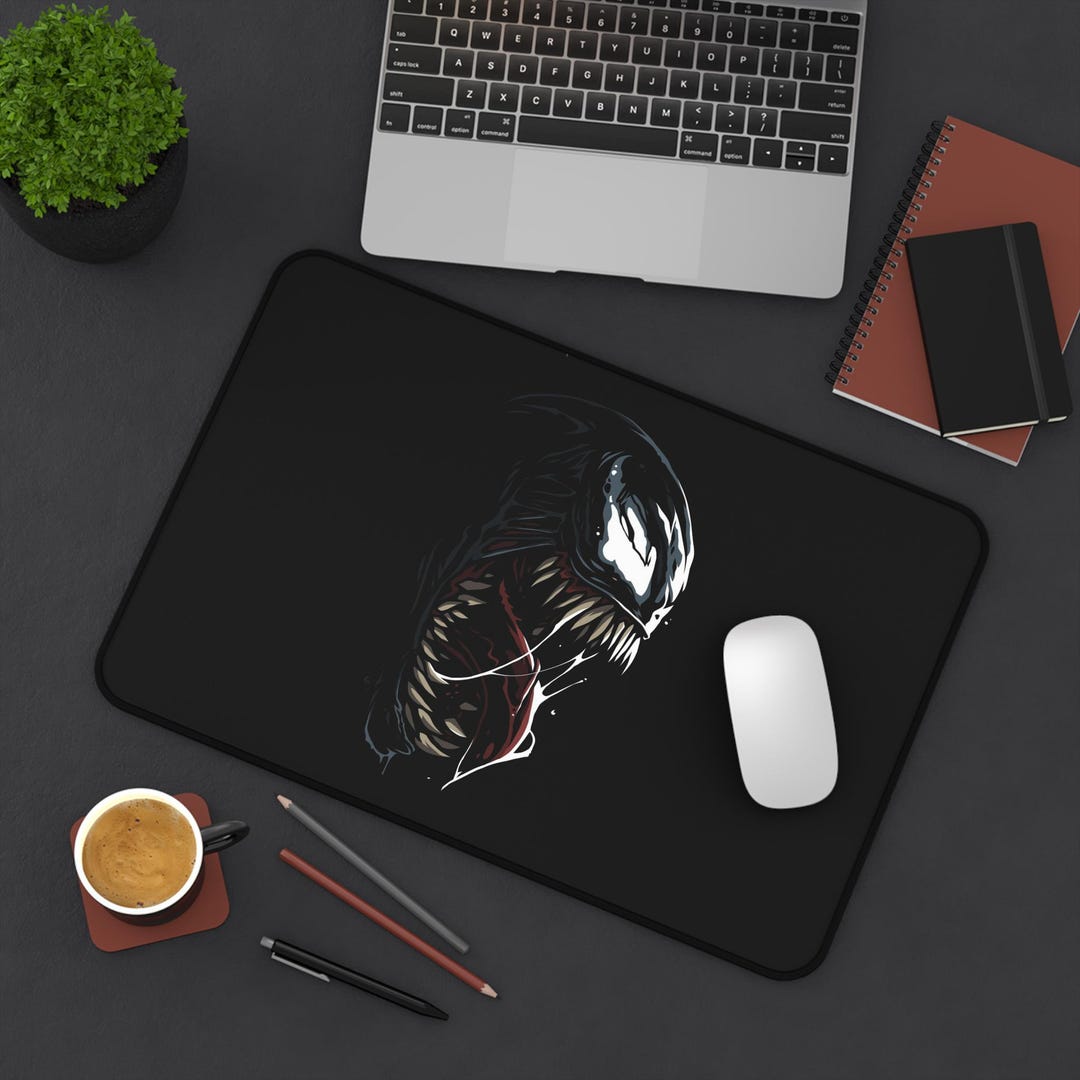 Venom Artwork Desk Mat | Neoprene Mouse Pad, Gaming Pad - Etsy