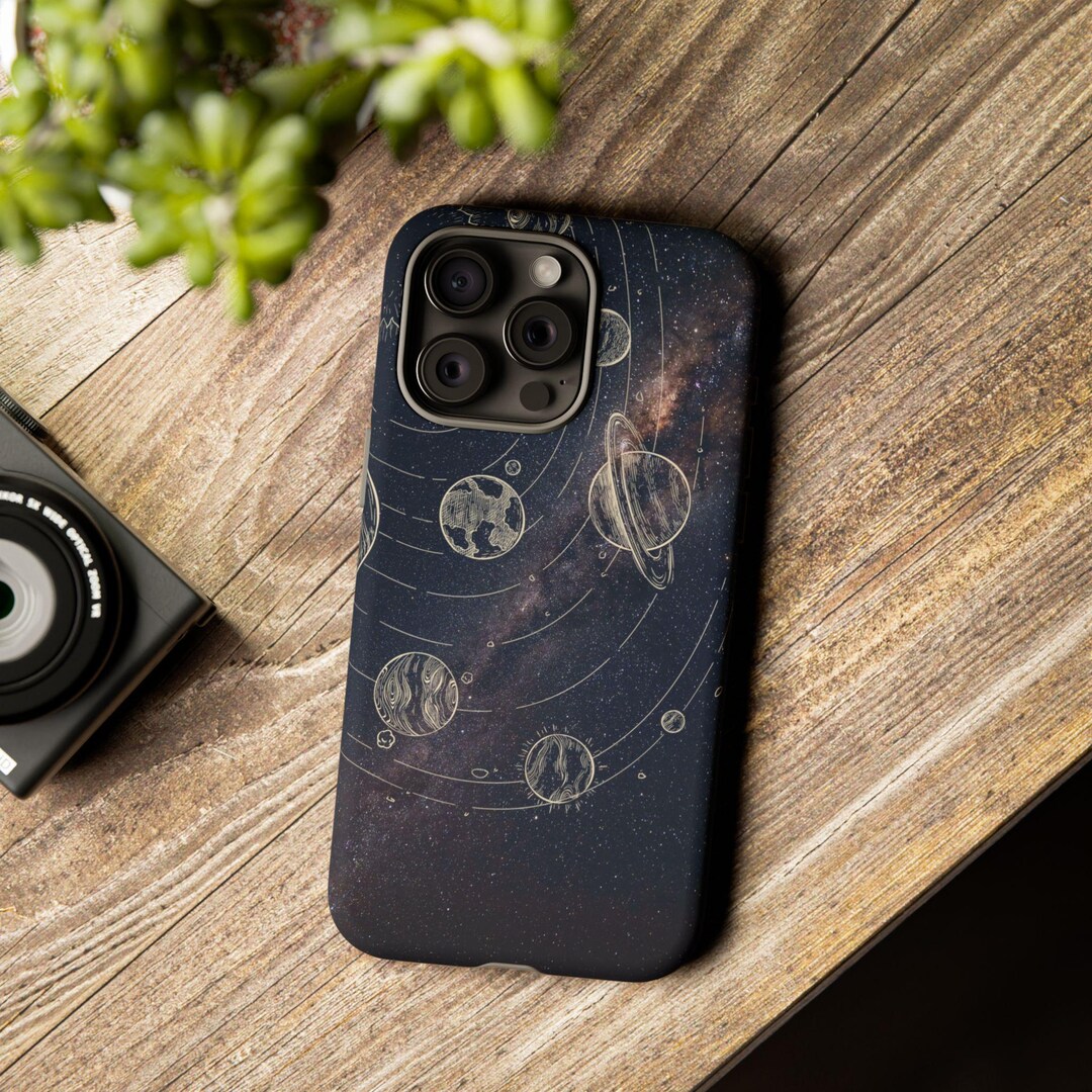 IPhone Phone Case | Vintage Solar System | Planetary Space Design Case ...