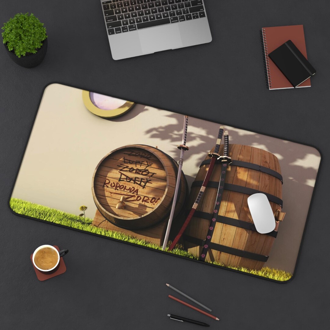 One Piece Luffy Desk Mat | Anime Gaming Mousepad - Etsy