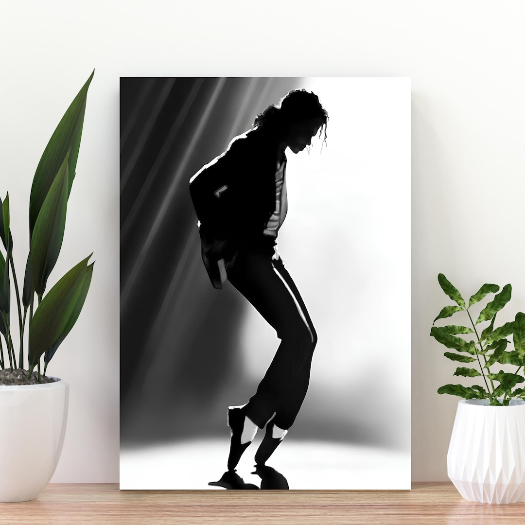 Michael Jackson Dancing Moonwalk Digital Download Printable Wall Art ...