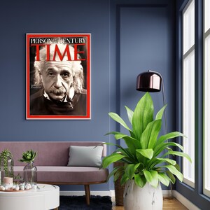 Albert Einstein Person of the Century Time Magazine Poster Digital ...