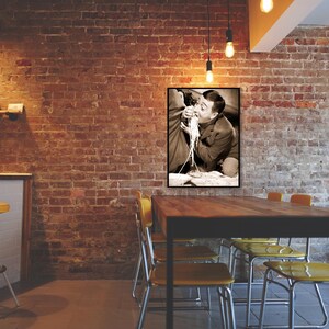 Totò Eating Spaghetti Digital Download Printable Wall Art Italian Wall ...