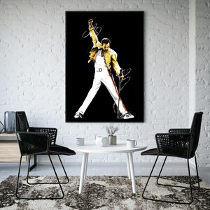 Freddie Mercury Poster Digital Download Printable Wall Art Queen Band ...