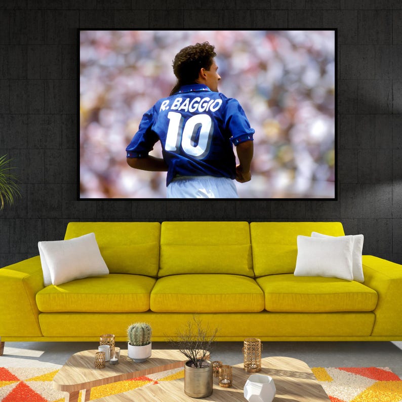 Roberto Baggio Poster Digital Download Printable Wall Art Roberto ...
