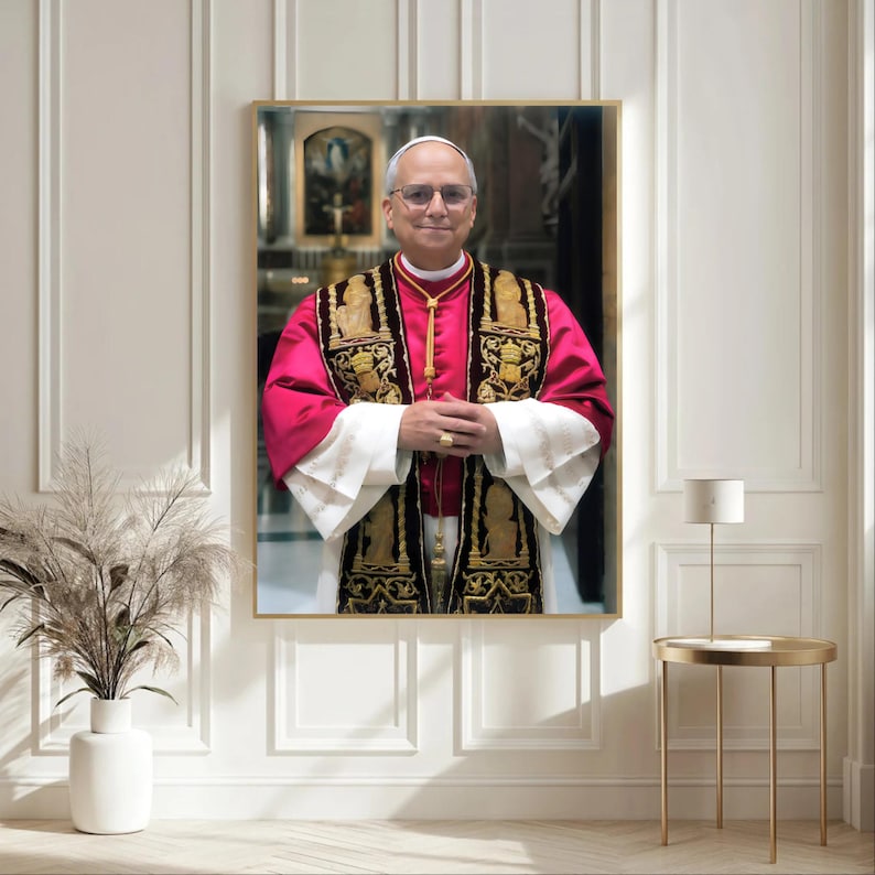 Pope Leo XIV Official Portrait Digital Download Printable Wall Art ...