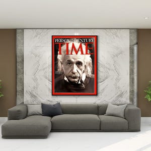 Albert Einstein Person of the Century Time Magazine Poster Digital ...