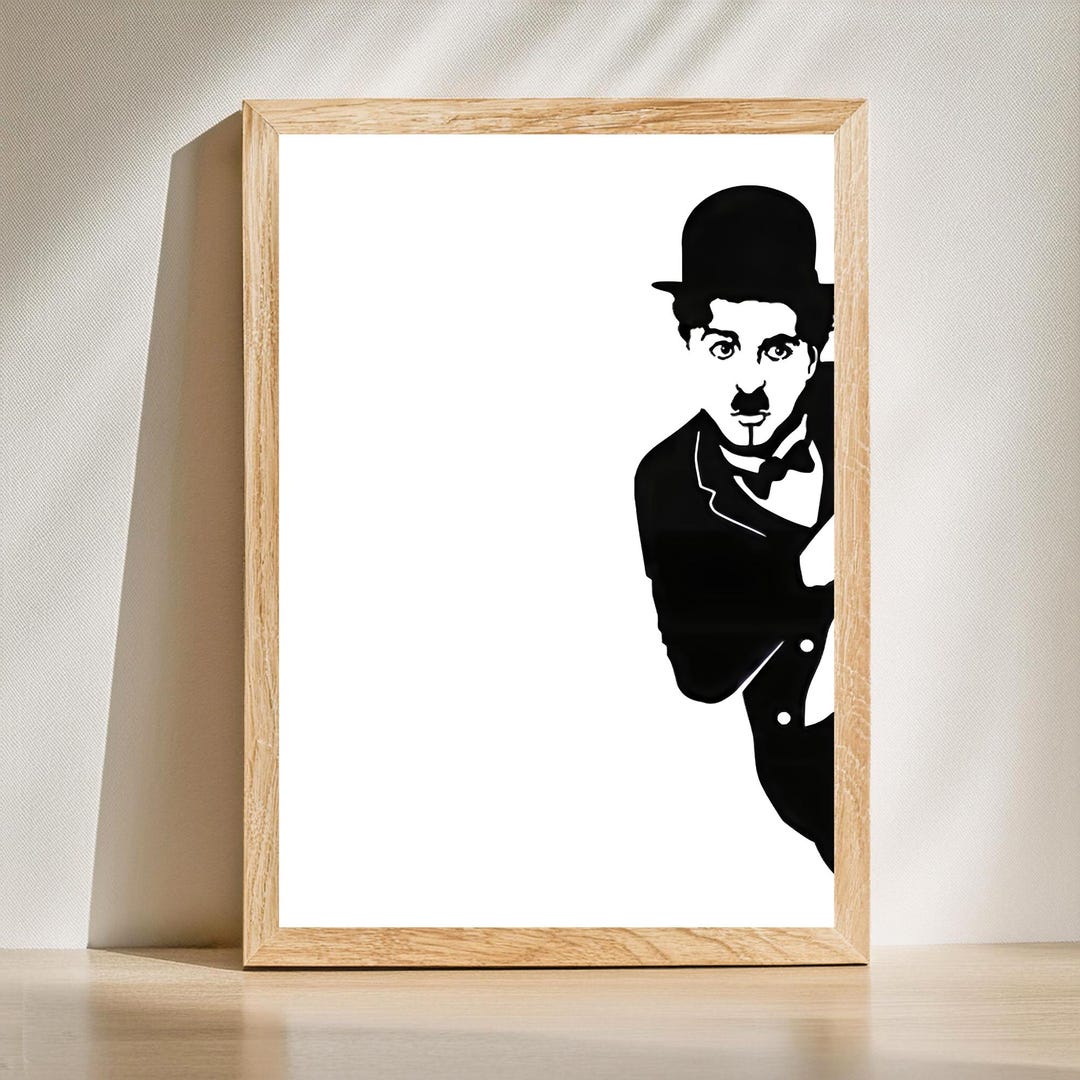 Charlie Chaplin Poster Digital Download Printable Wall Art Charlie ...