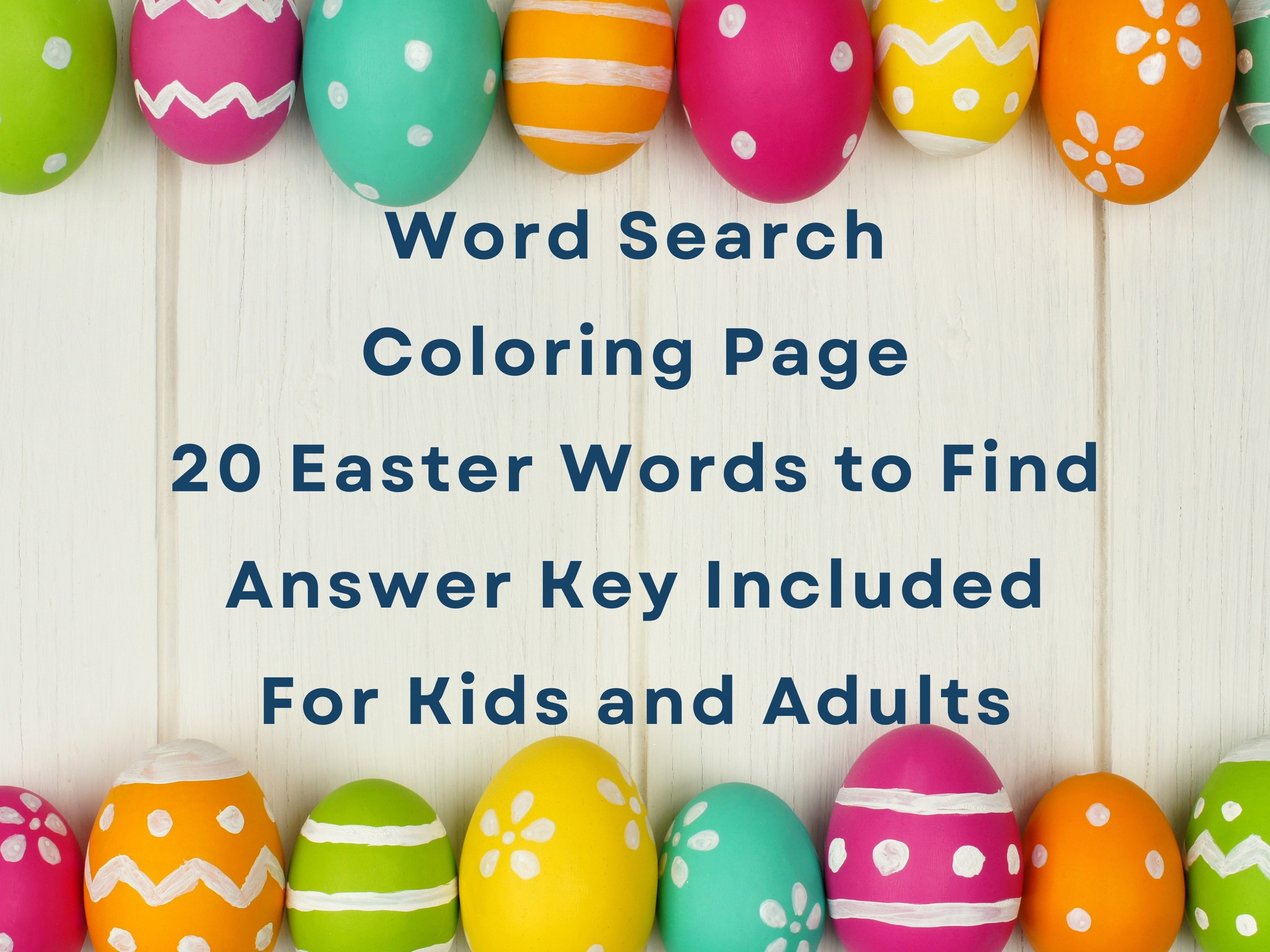 Easter Word Search Puzzle Printable Easter Word Search Coloring Page ...