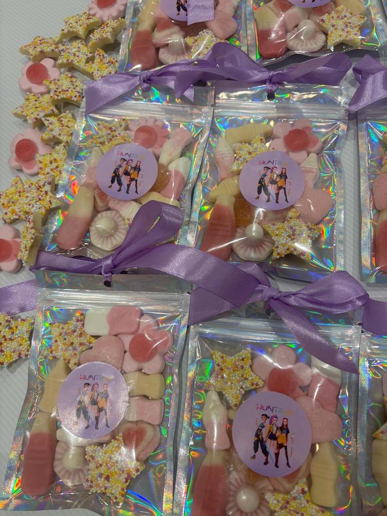 Personalized K Pop Demon Hunters Sweet Pouch, Themed Party Favours ...