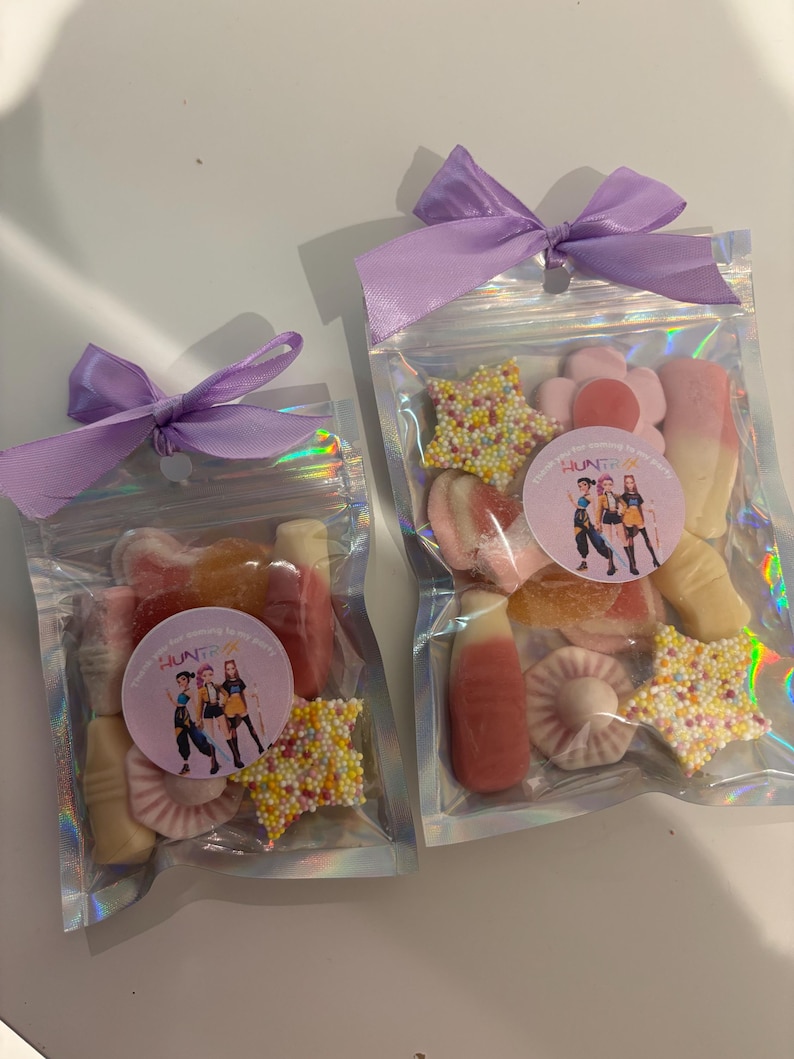 Personalized K Pop Demon Hunters Sweet Pouch, Themed Party Favours ...