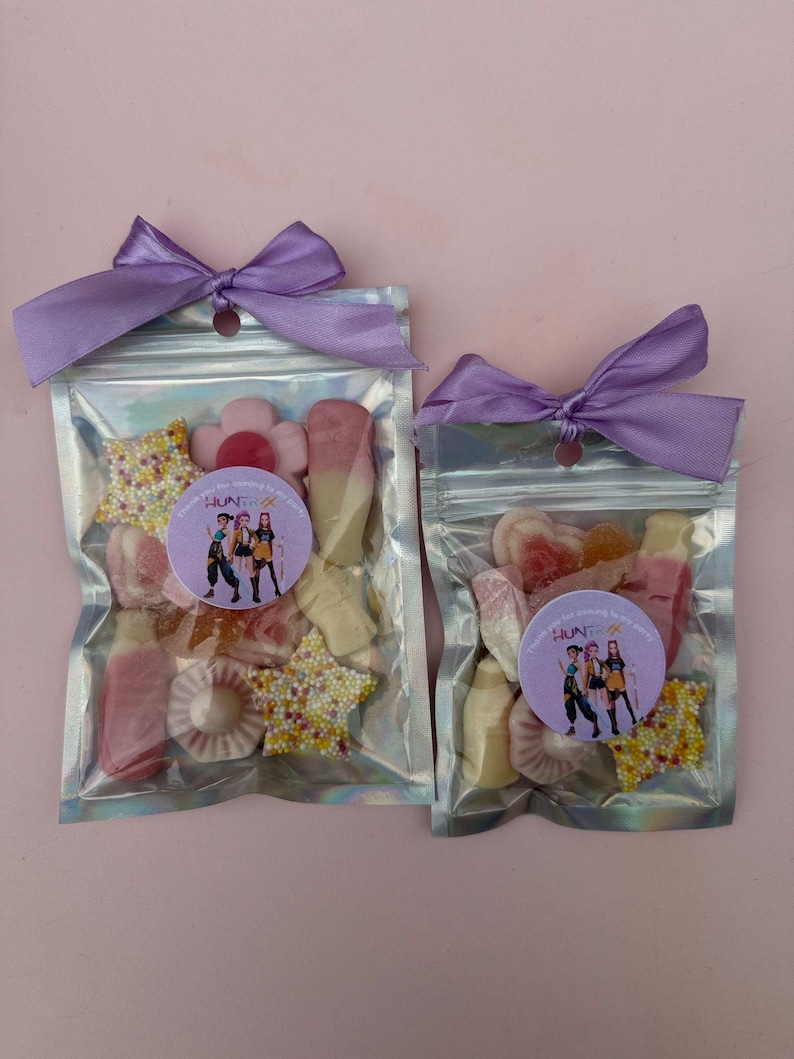 Personalized K Pop Demon Hunters Sweet Pouch, Themed Party Favours ...