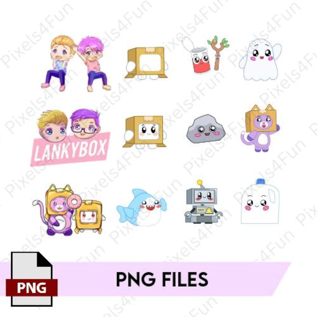 Lanky (box) PNG Files, Instant Digital Download - Etsy