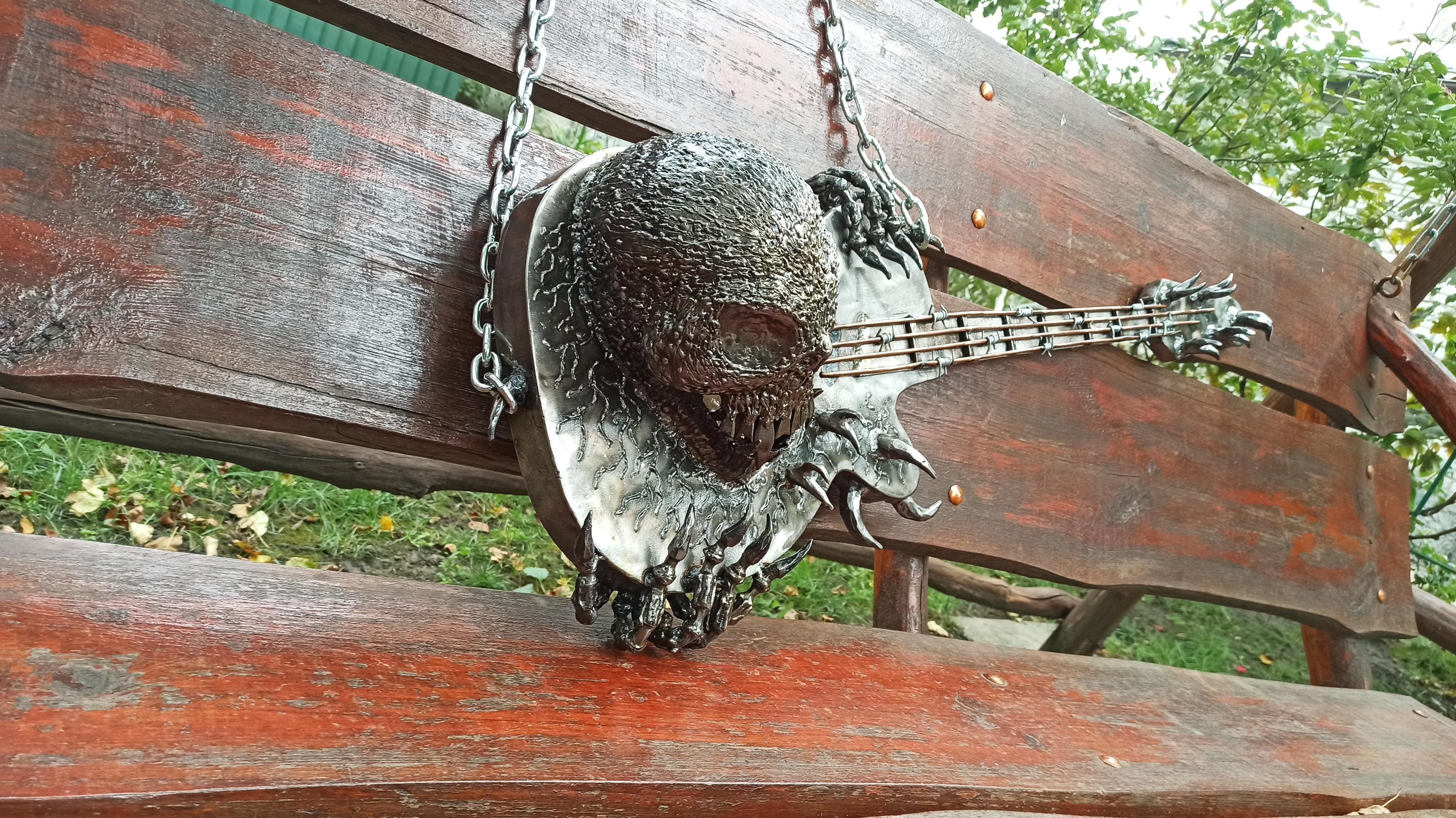 Exclusive Hand-forged "metal Overlord" Guitar — Dark Fantasy/steampunk ...