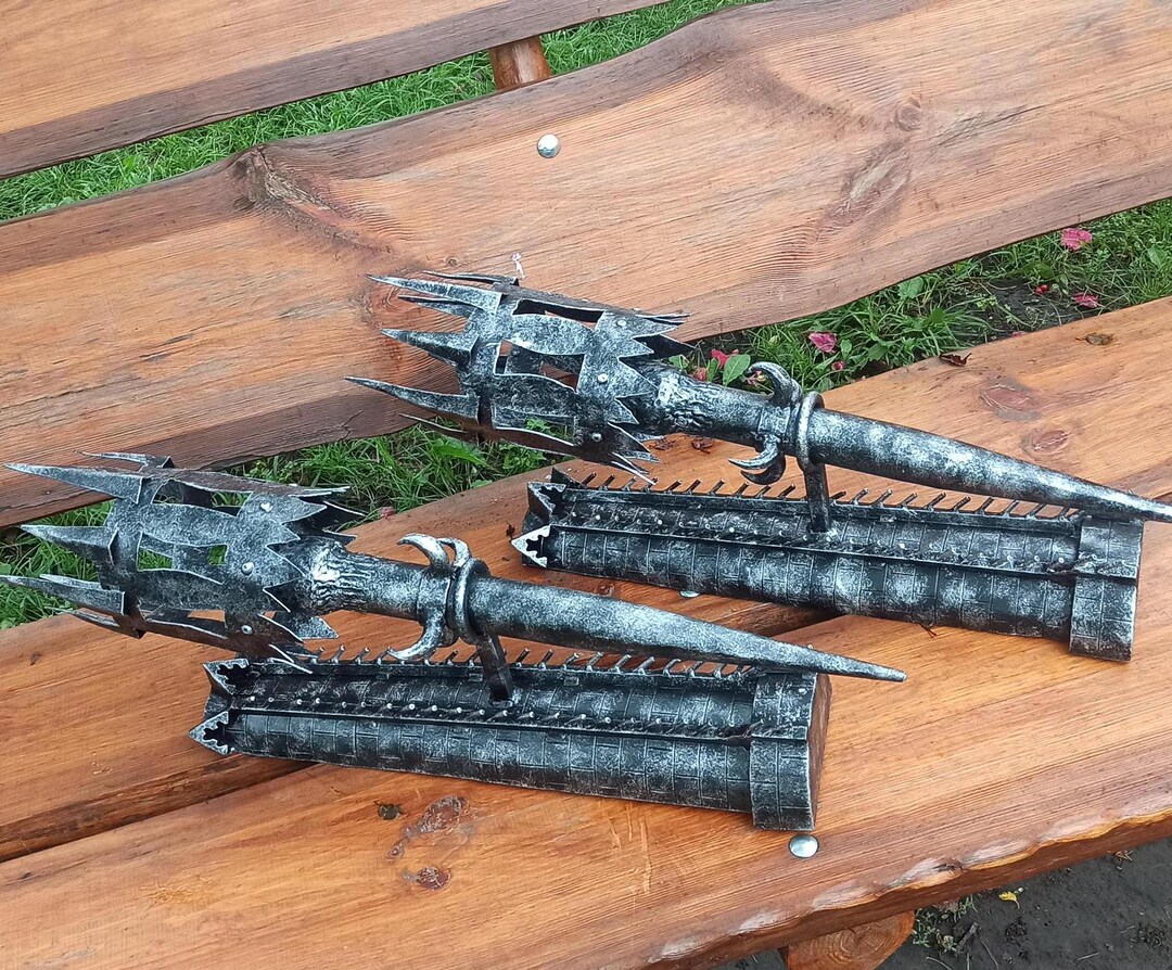 Forged Wall Sconces, Castle, Fantasy Decor, Medieval Lighting, Gothic ...