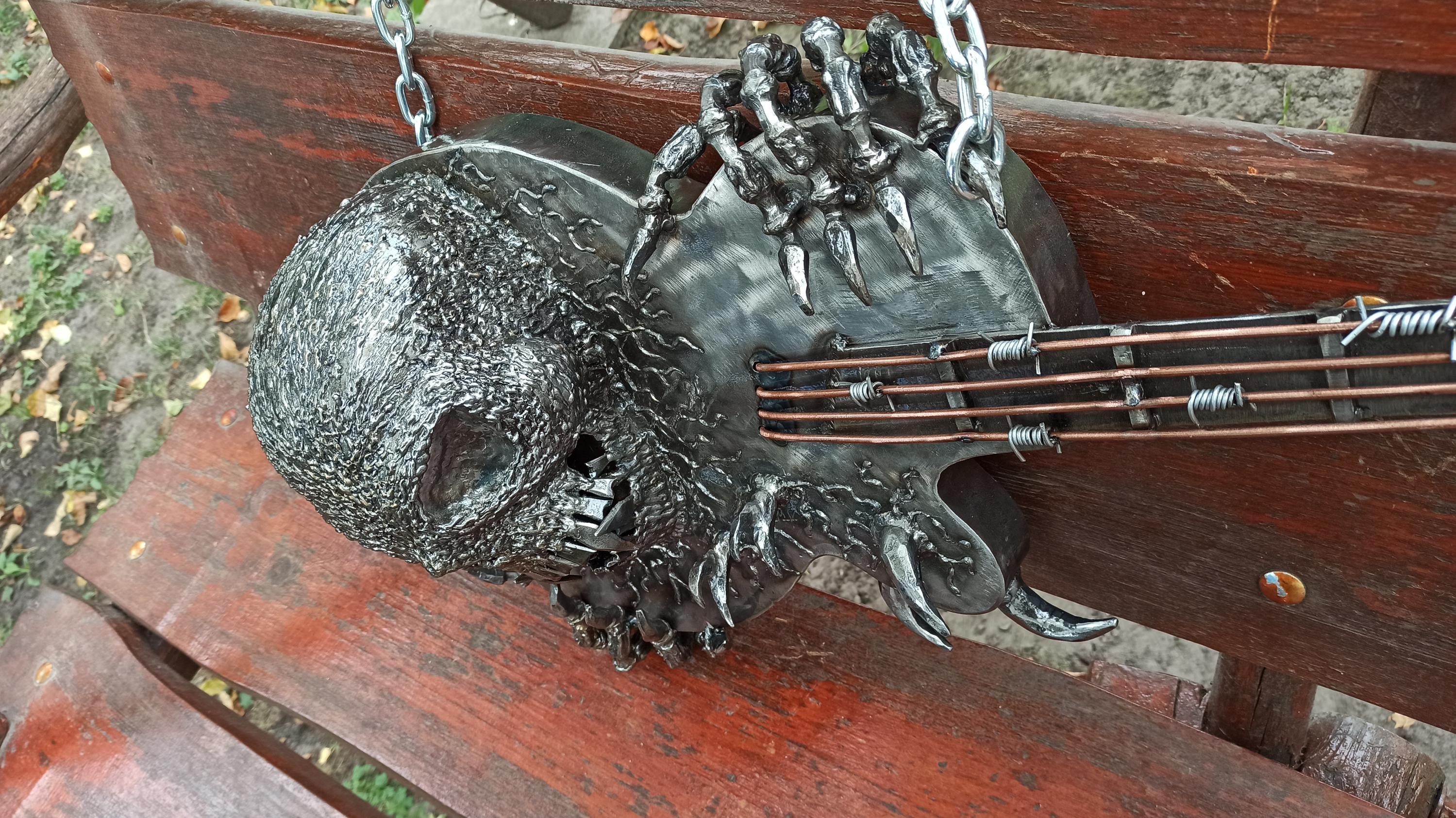 Exclusive Hand-forged "metal Overlord" Guitar — Dark Fantasy/steampunk ...