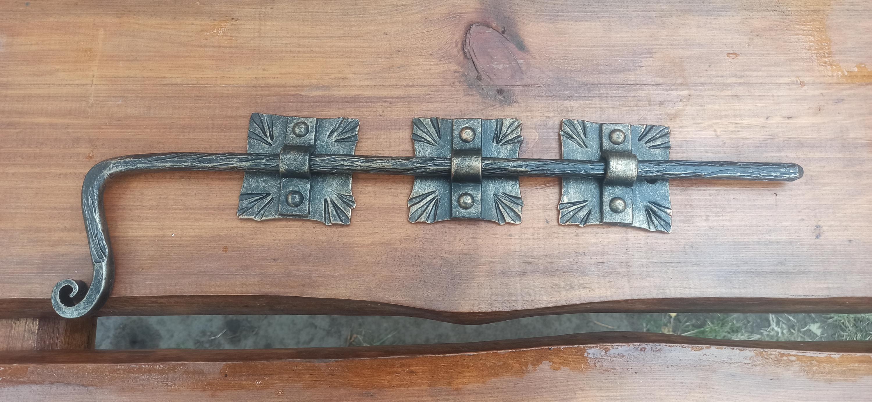 Forged Latch, Gate Latch, Rustic Style, Handmade, Forging, Metal Latch ...