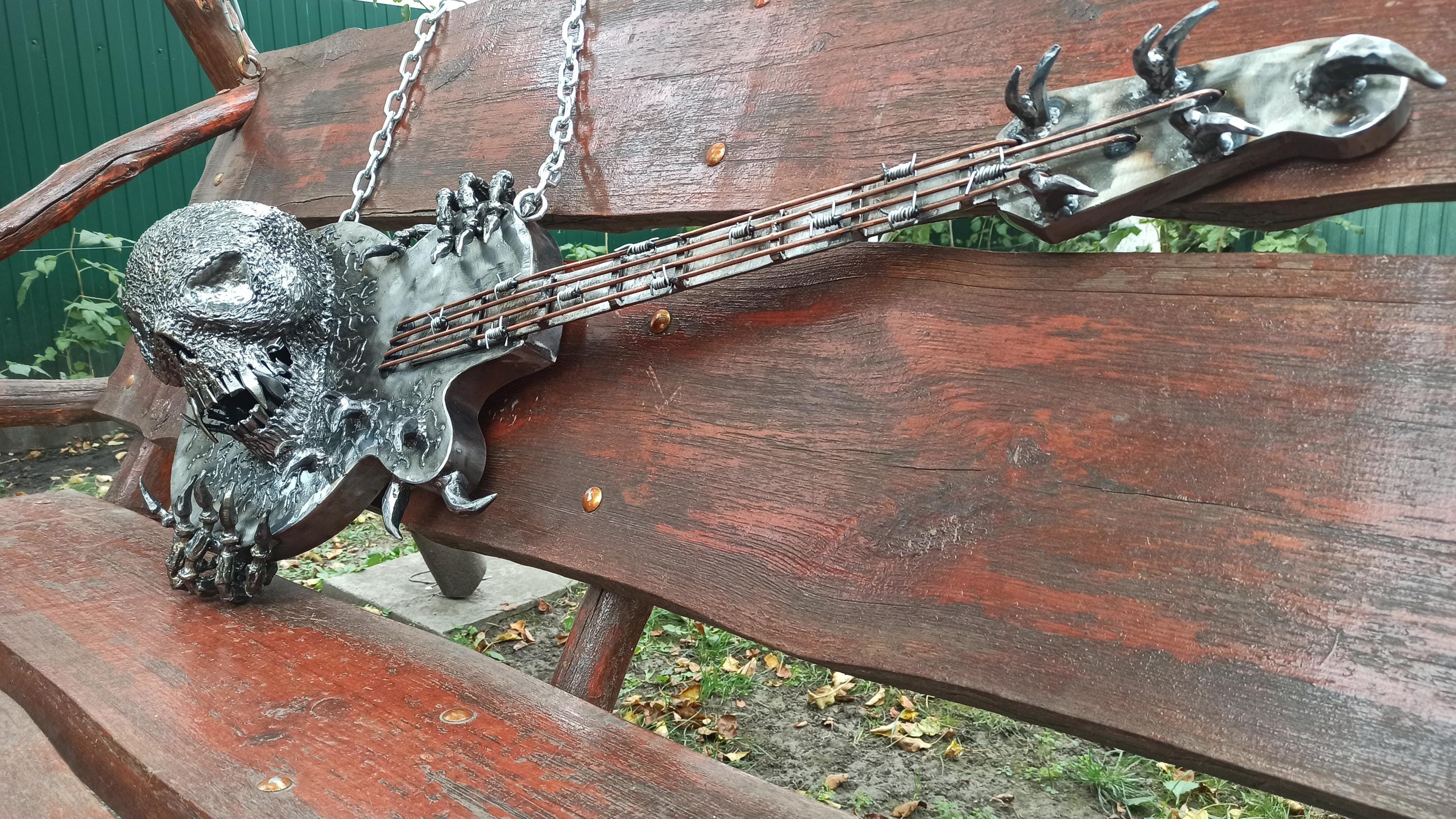 Exclusive Hand-forged "metal Overlord" Guitar — Dark Fantasy/steampunk ...