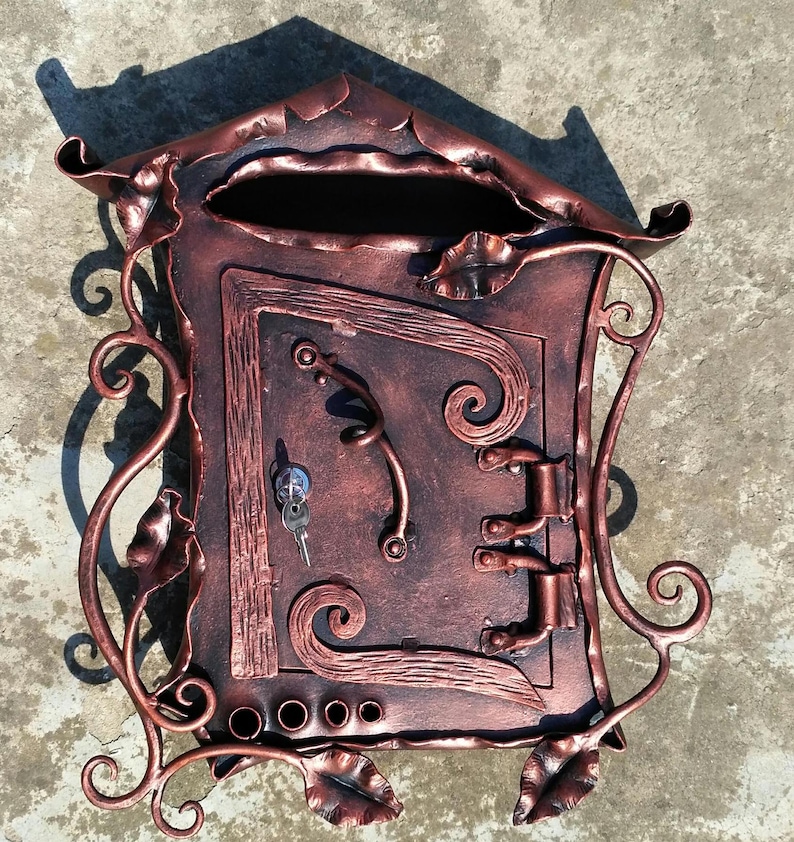 Forged Mailbox, Fairy Tale Mailbox Metal Mailbox,handmade ...